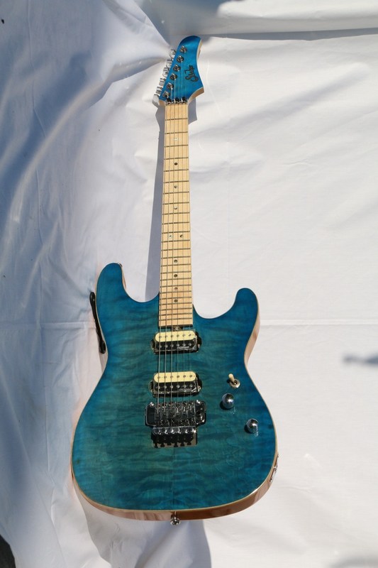 AAAAA Quilted Maple Top Floydrose tremolo Suhr Electric guitar Guitarra ...