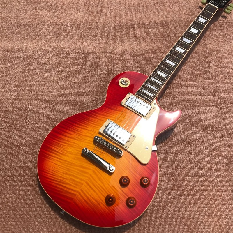 One piece Neck one piece body electric guitar, Upgrade Tune-o-Matic ...