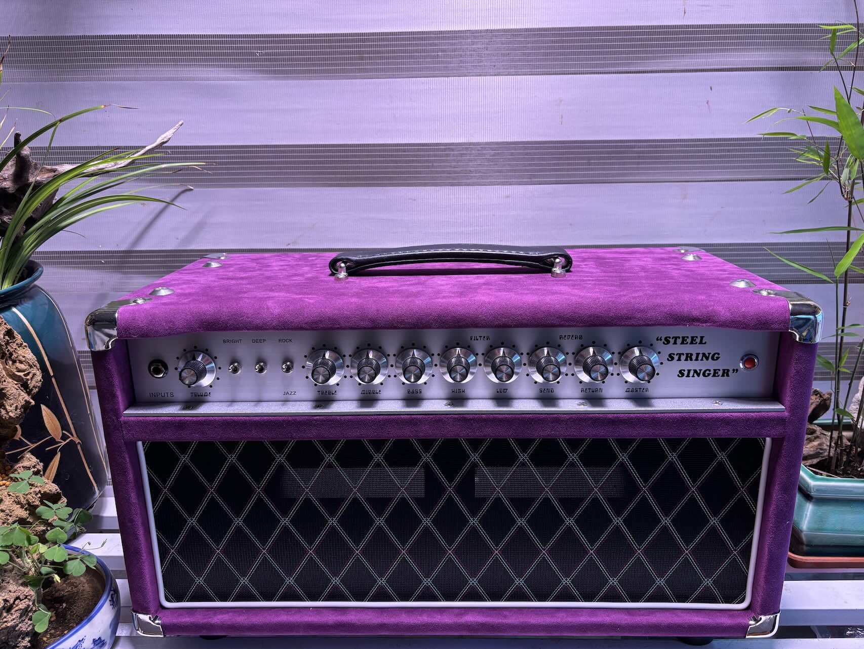 Custom Dumble CLONE Steel String Singer Head 20W 50W 100W with Suede ...