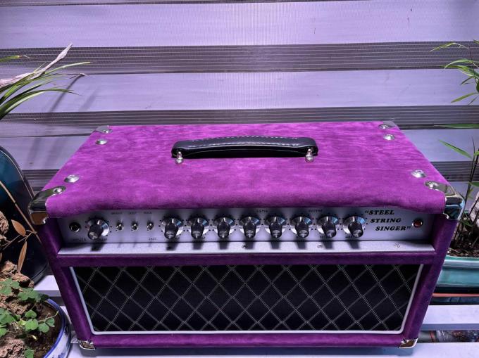 Custom Dumble CLONE Steel String Singer Head 20W 50W 100W with Suede ...