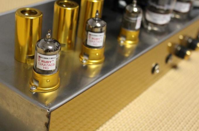 Custom Grand JTM45 Hand Wired All Tube Guitar Amplifier Head with Ruby ...