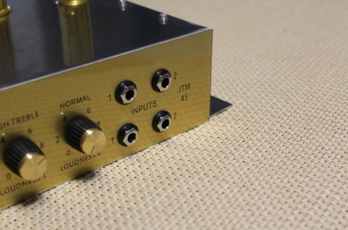 Custom Grand JTM45 Hand Wired All Tube Guitar Amplifier Head with Ruby ...